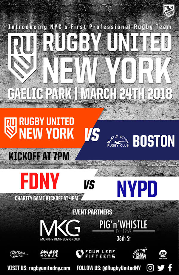 Pro rugby team to play exhibition games at Gaelic Park – Bronx Times