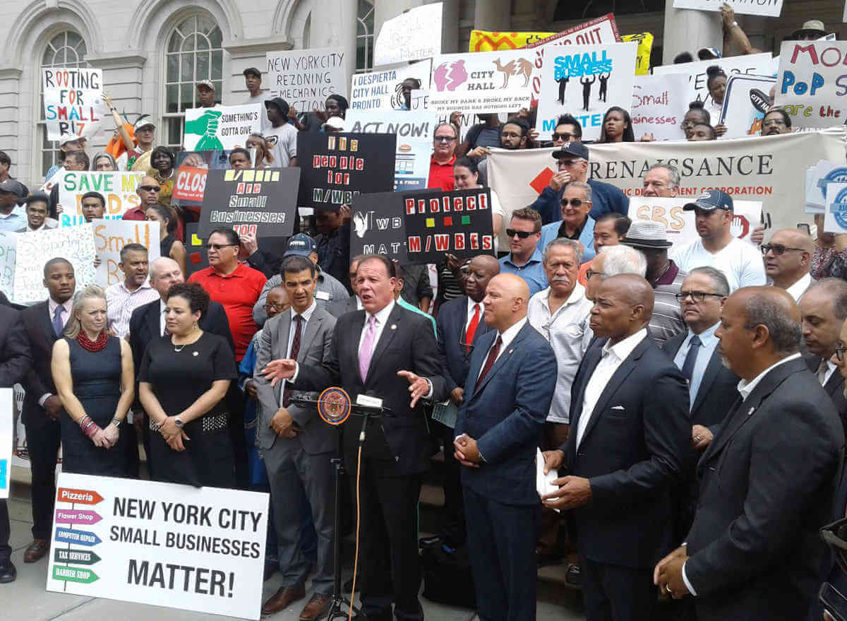 A Call For Action! Small Business Rally At City Hall – Bronx Times