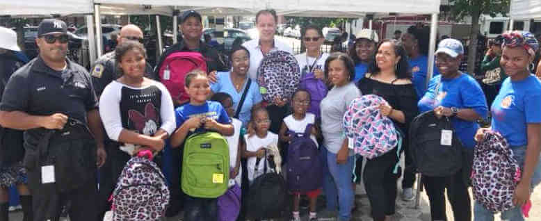 Gjonaj Attends WSBID’s Back To School Giveaway – Bronx Times