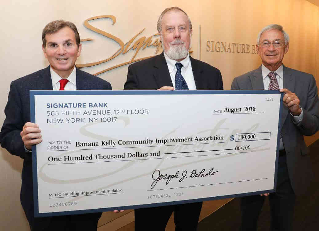 Signature Bank provides building rehab grant to Banana Kelly – Bronx Times