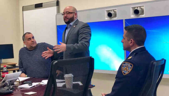 Salamanca Attends 40th Pct Council Meeting – Bronx Times