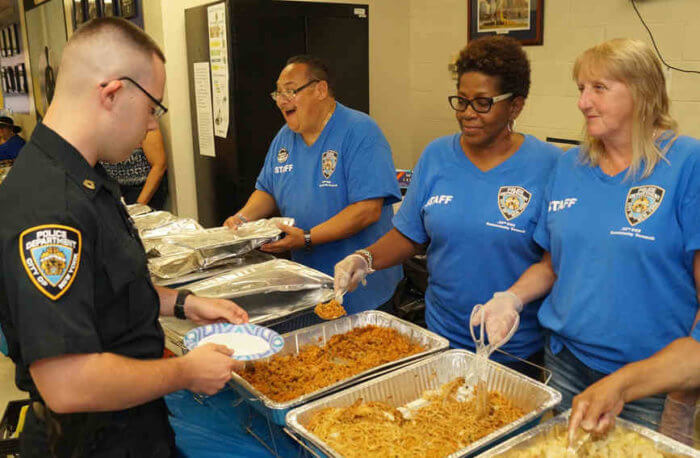 Event was held to acknowledge the efforts of 43rd Precinct officers ...