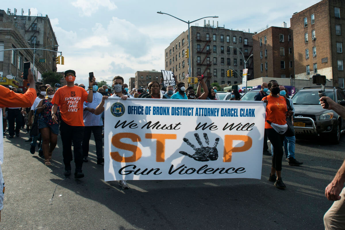 Bronx politicians, police and residents march against spate of gun ...