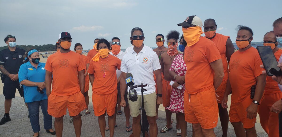 Local leaders honor lifeguards for saving man’s life at Orchard Beach ...