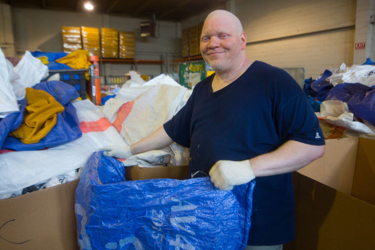 Visually impaired Gun Hill resident returns to work following battle ...