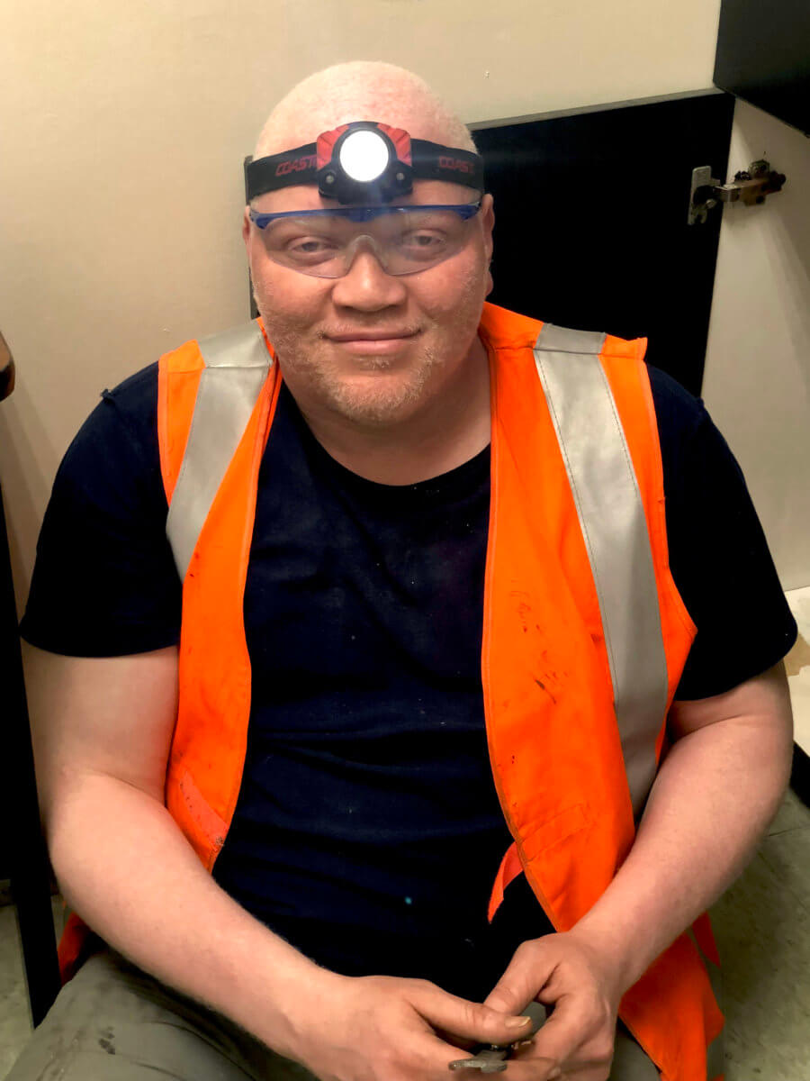 Visually impaired Gun Hill resident returns to work following battle ...