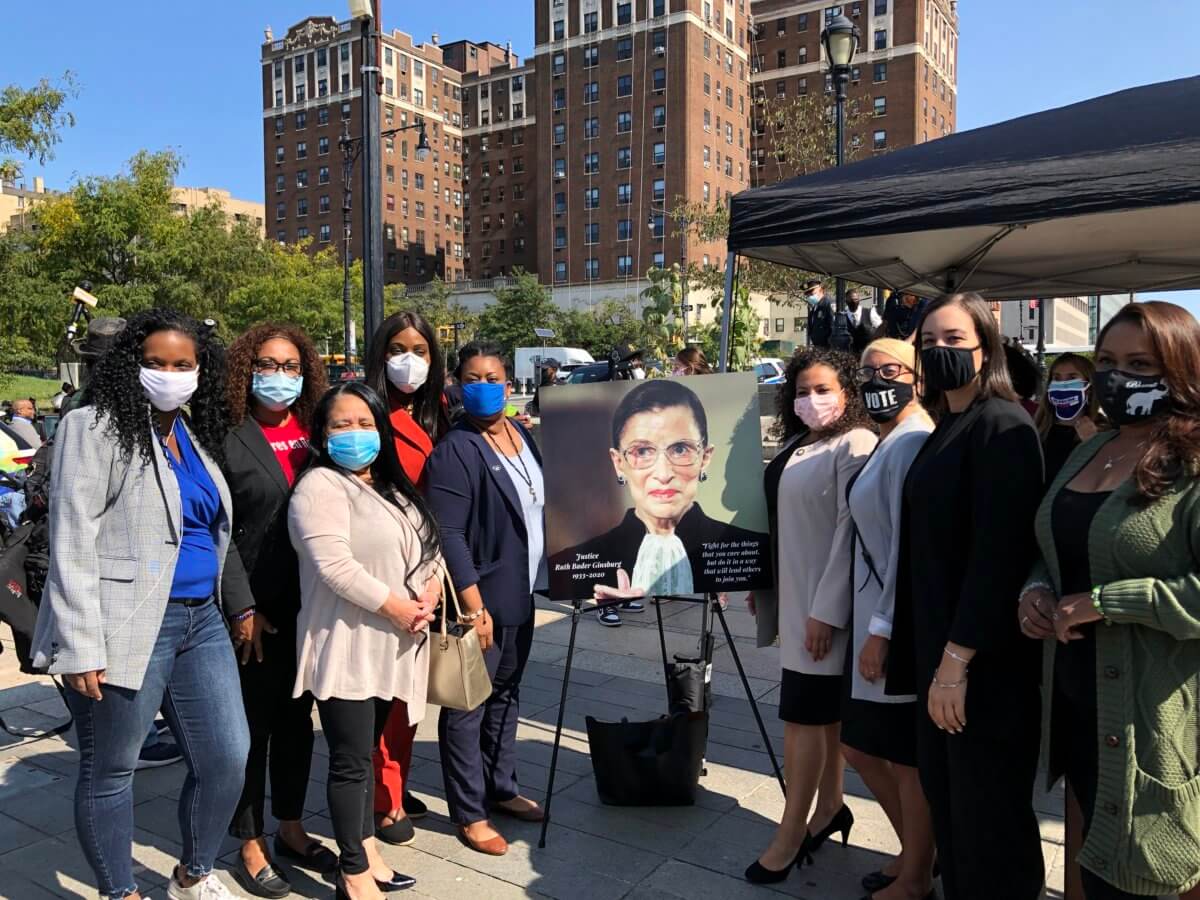 PHOTOS: Female elected officials, judges honor Ruth Bader Ginsburg ...