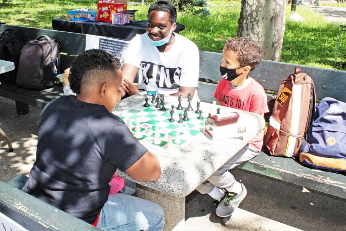 PHOTOS: Young Kings & Queens Chess Club organizes backpack giveaway and ...