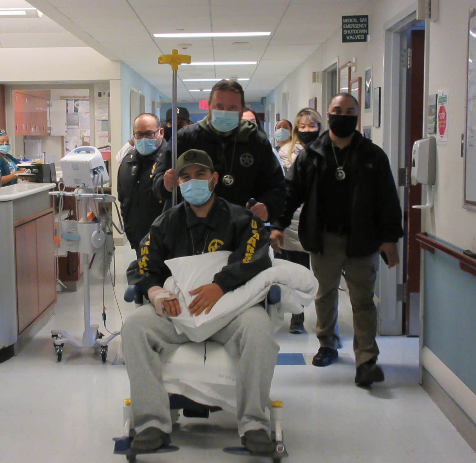 U.S. Marshals released from Jacobi Hospital with standing ovation ...