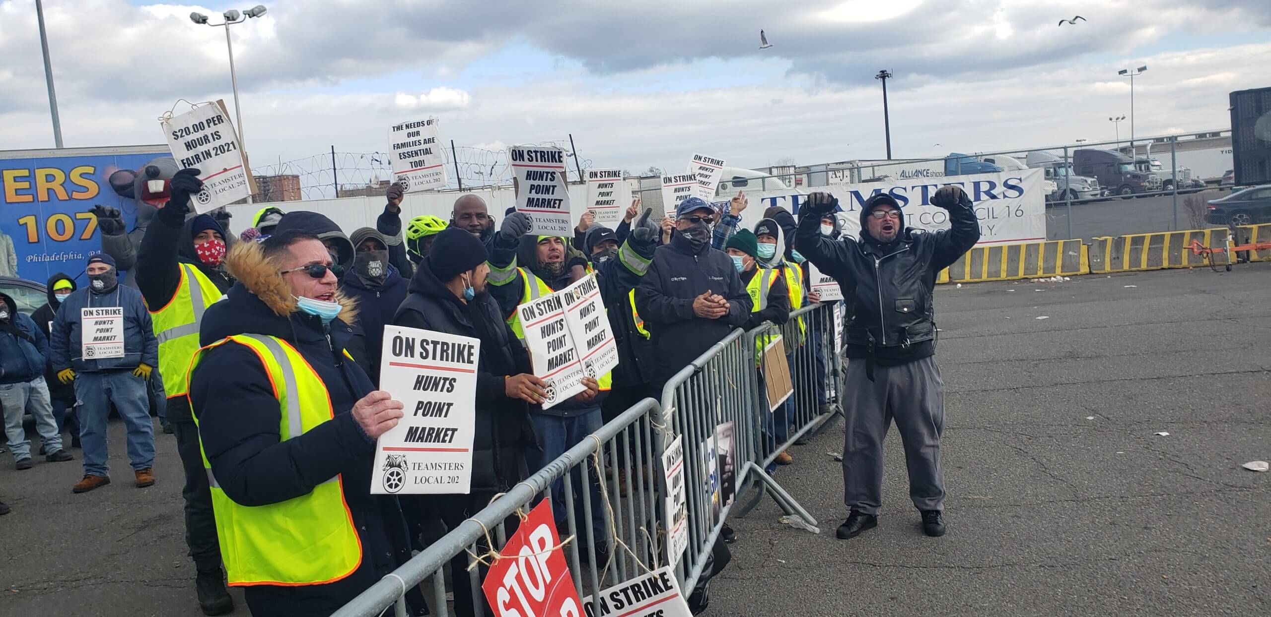 Hunts Point Produce Market Workers Union Enters Day 5 Of Strike Bronx