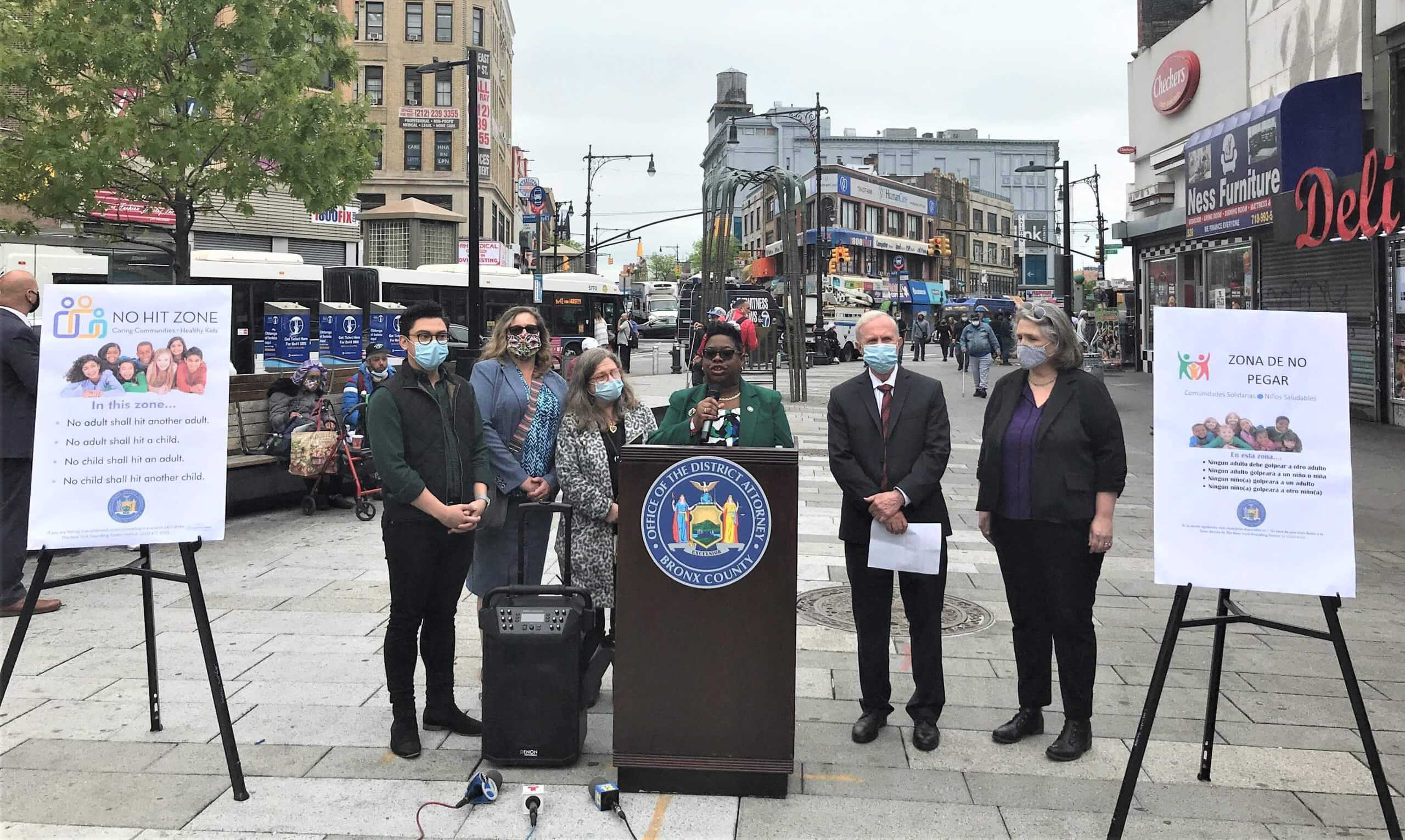 DA Clark and community advocates announce “no hit zone” campaign in the ...