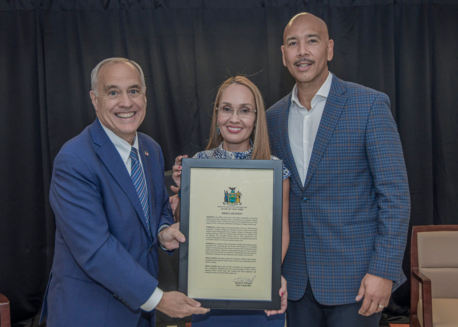 Photos: DiNapoli hosts Hispanic Heritage Month reception honoring Diaz ...