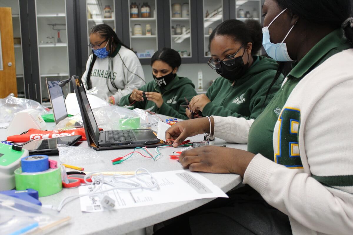 St. Barnabas High School students participate in Engineering Tomorrow ...