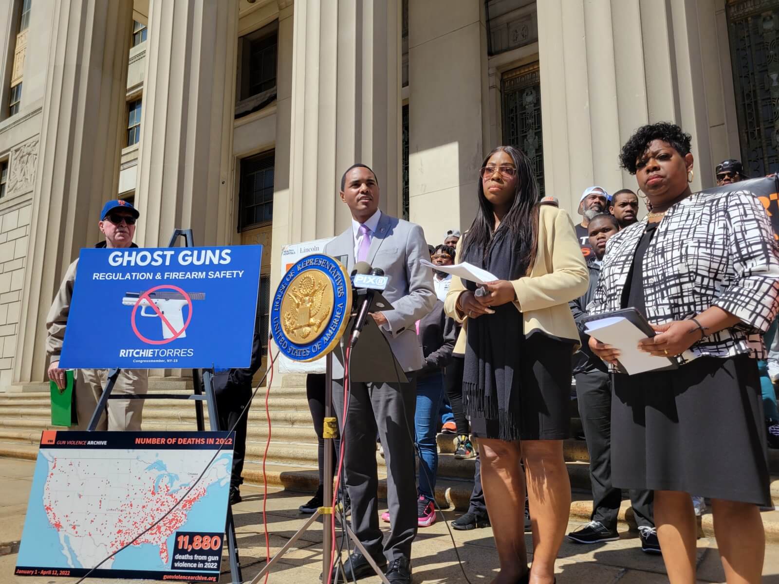 Torres and gun safety advocates announce new federal push to curb ghost ...