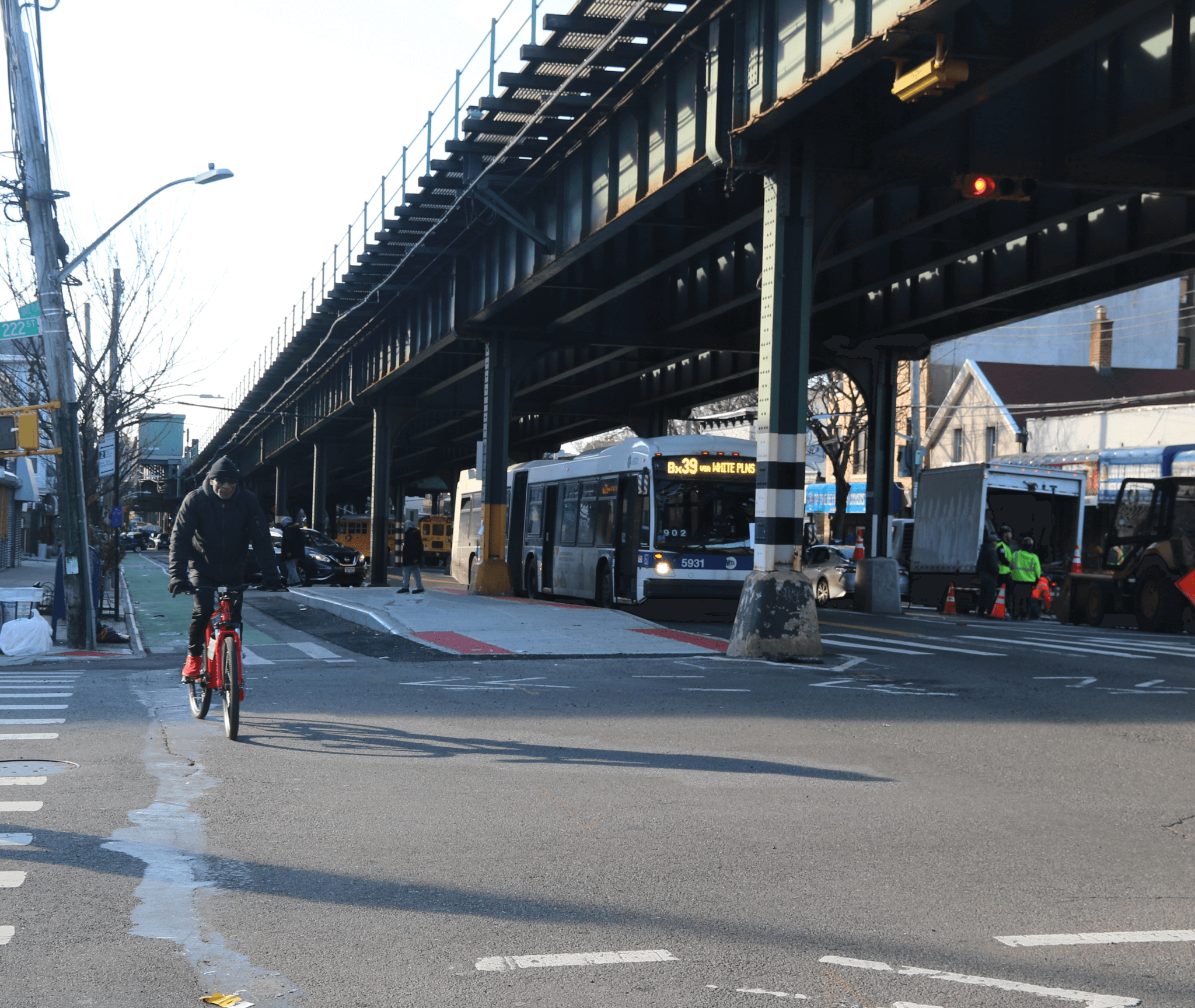 White Plains Road redesign extension underway, bringing bike lanes and ...