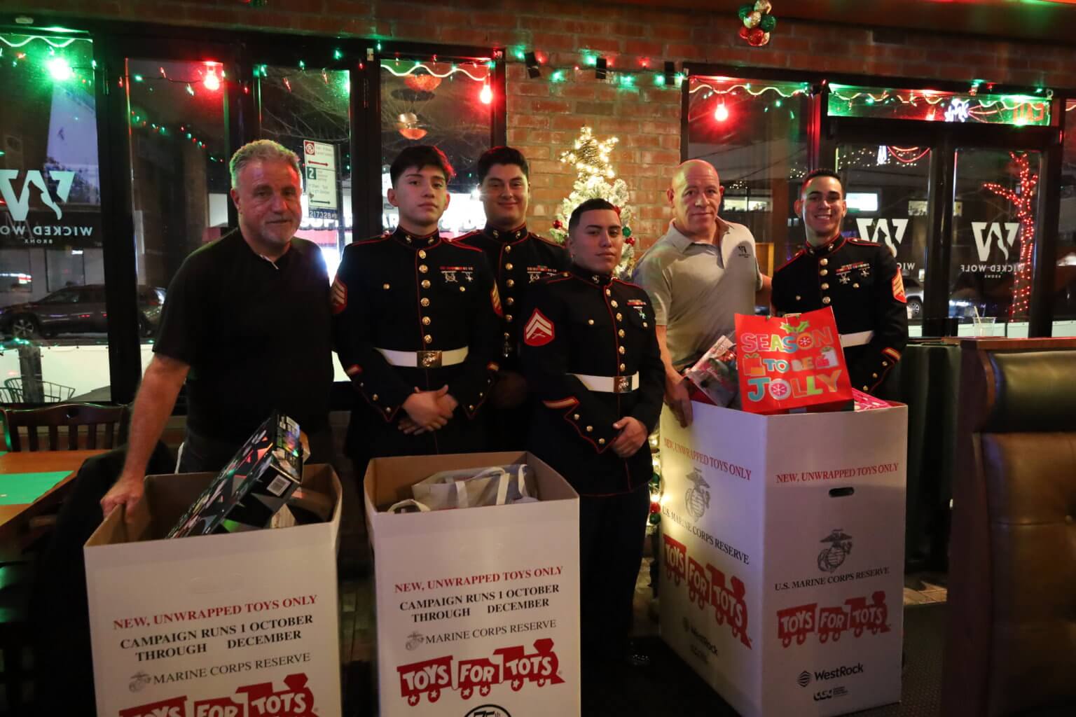 Under new ownership, Wicked Wolf hosts first Toys For Tots holiday ...