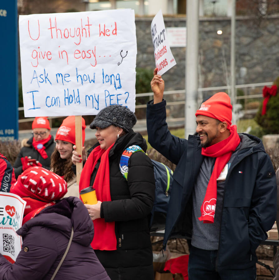 With Montefiore nurses, admins at standstill, solidarity on display on ...
