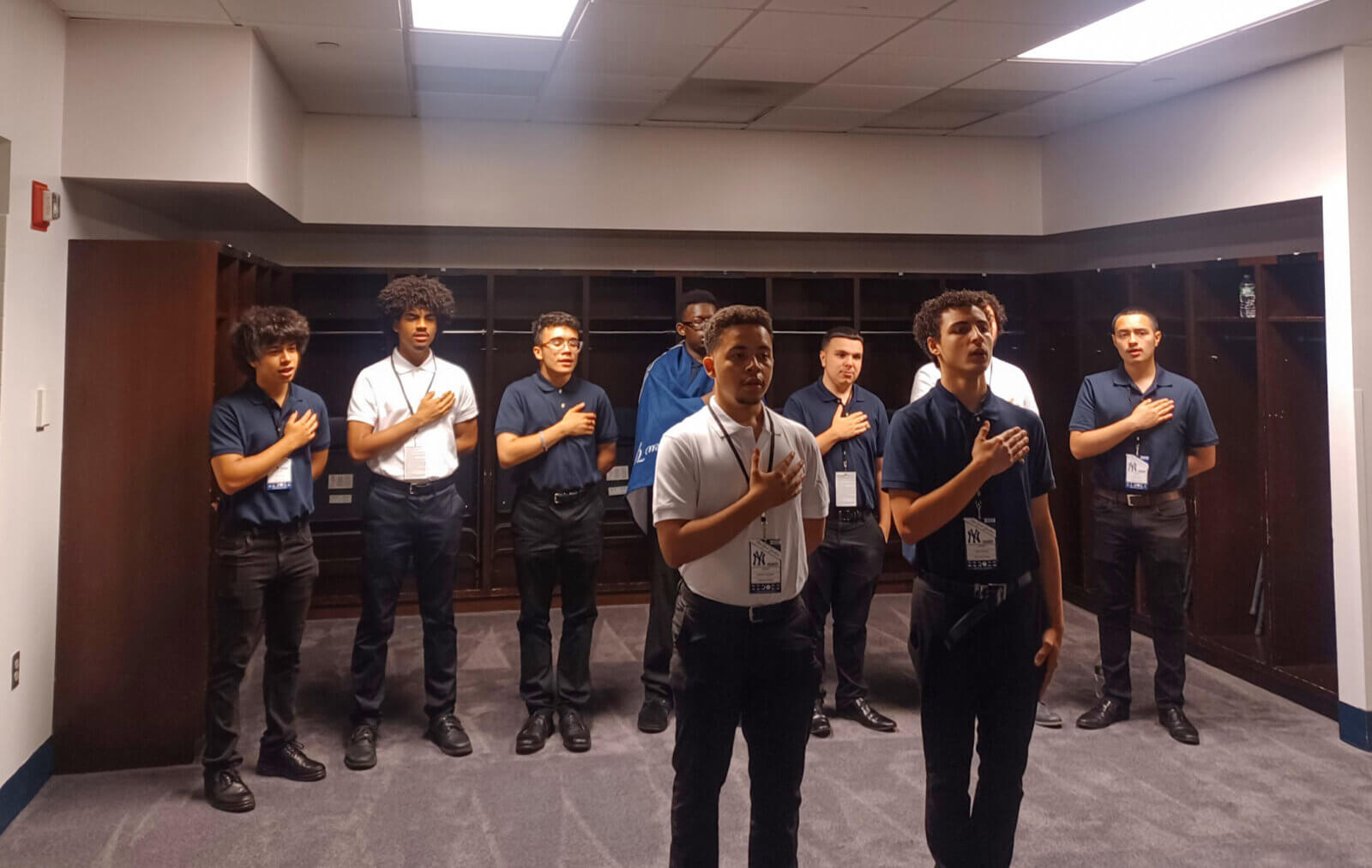 PHOTOS | Bronx’s All Hallows High School Modern Band performs at Yankee ...