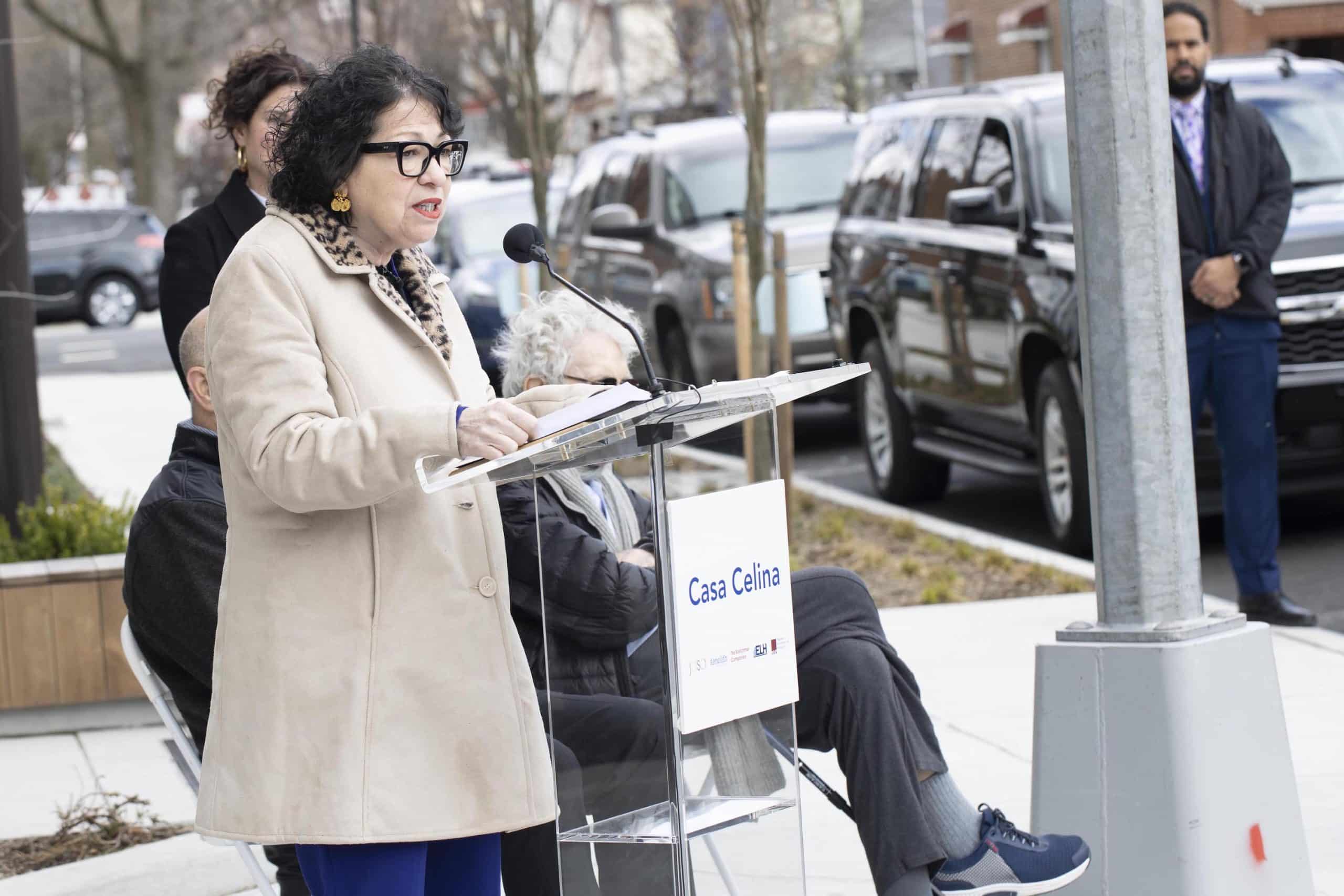 Supreme Court Justice Sonia Sotomayor tours Bronx affordable housing ...