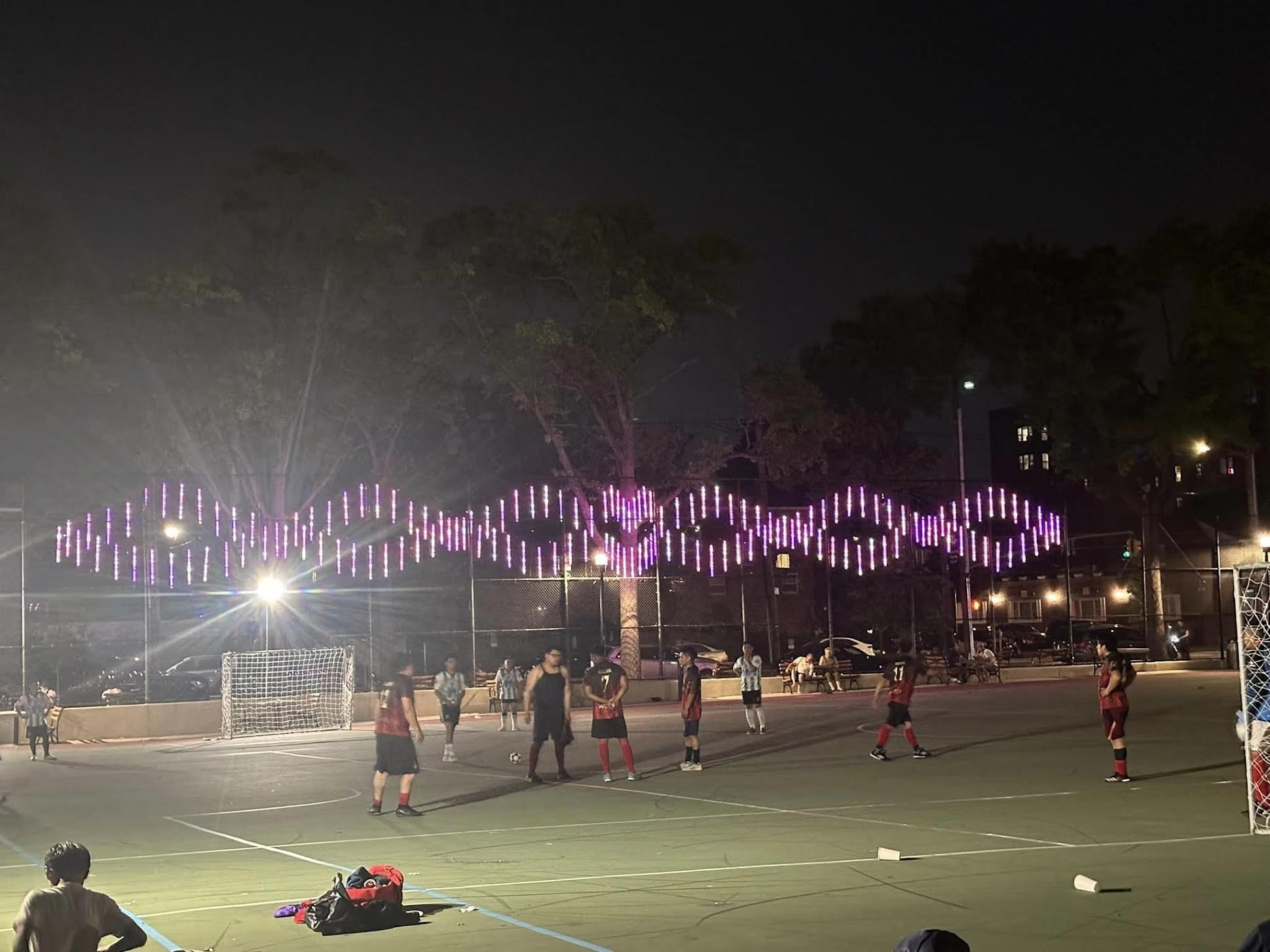 Large-scale light installation lights up Morris Park – Bronx Times