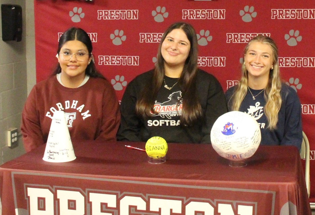Three Preston High School seniors to play sports in college – Bronx Times