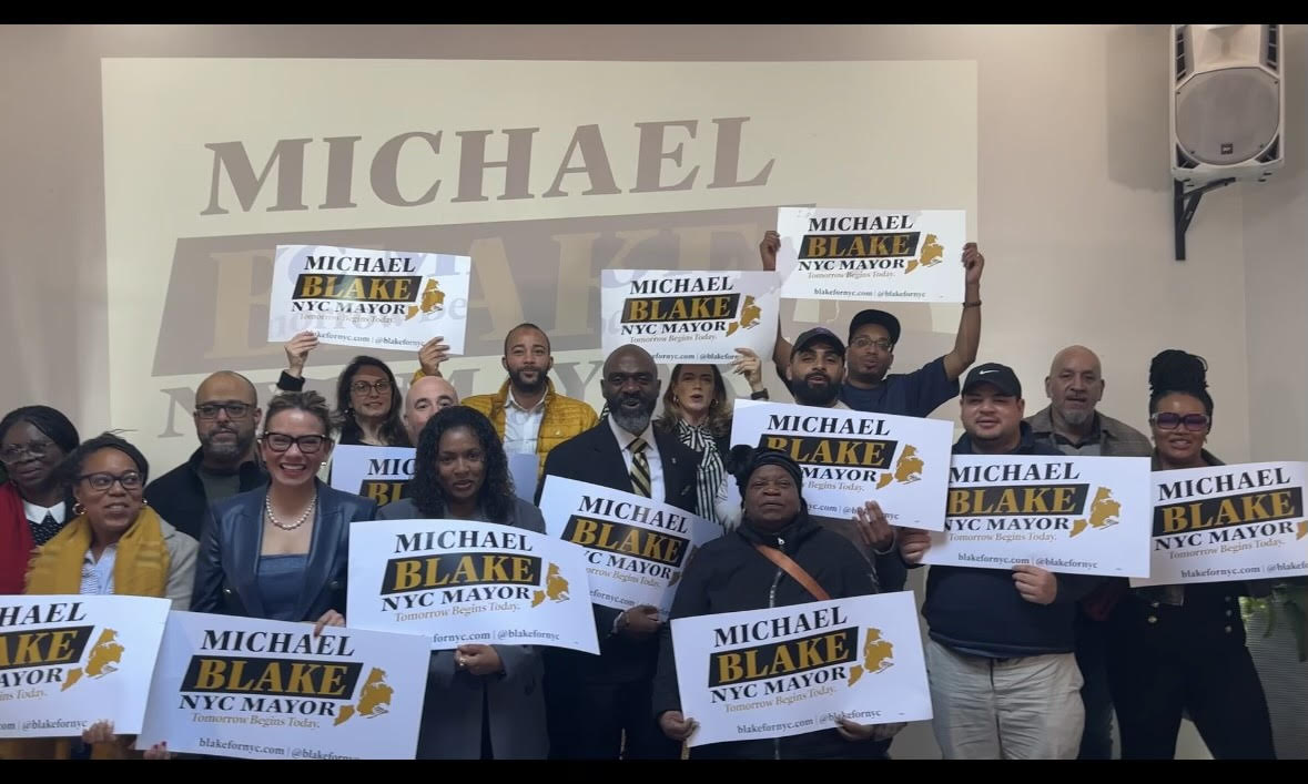 Former Bronx Assembly Member Michael Blake announces 2025 NYC mayoral ...