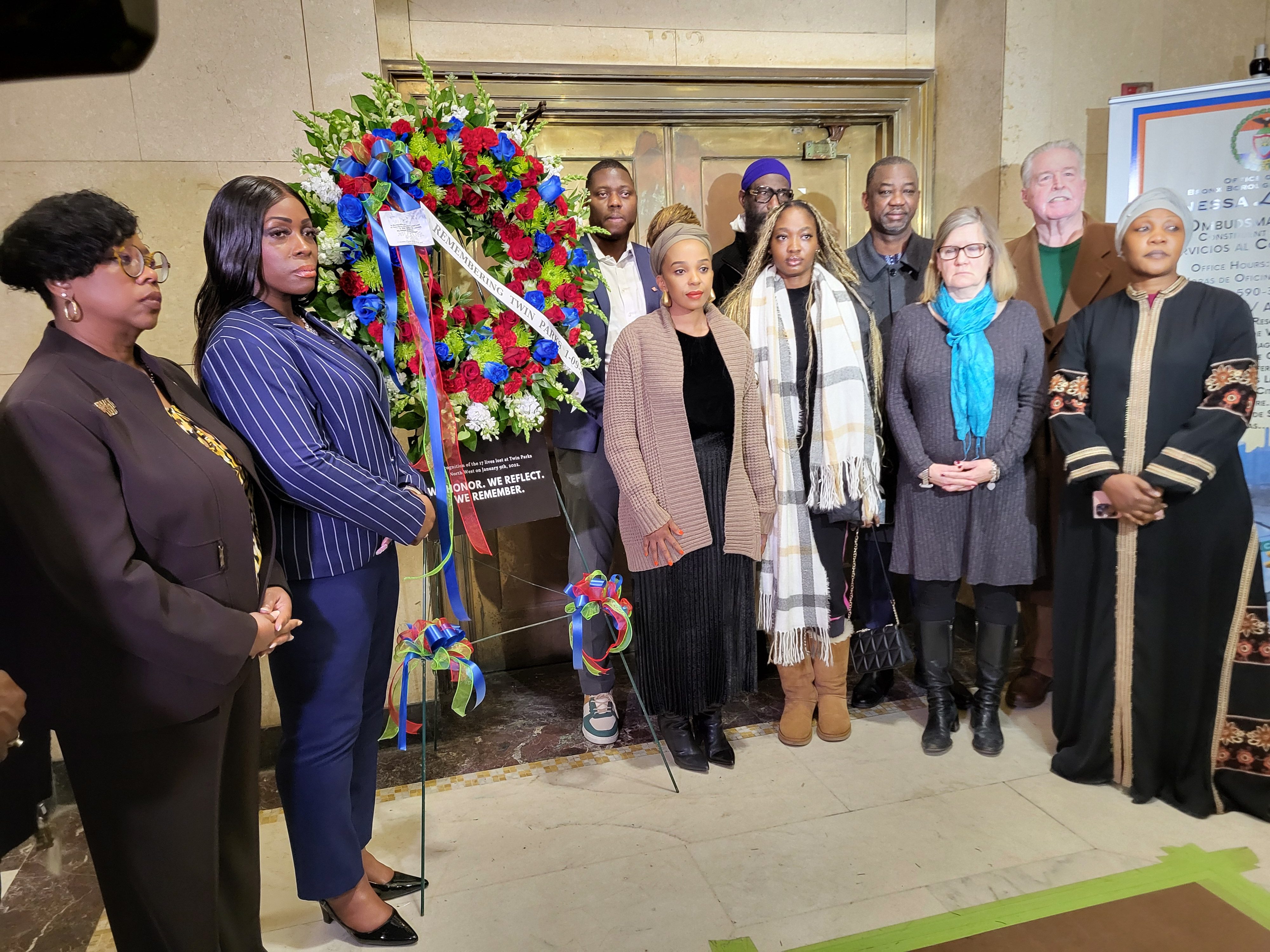 Bronx honors 17 killed in Twin Parks apartment fire on third ...