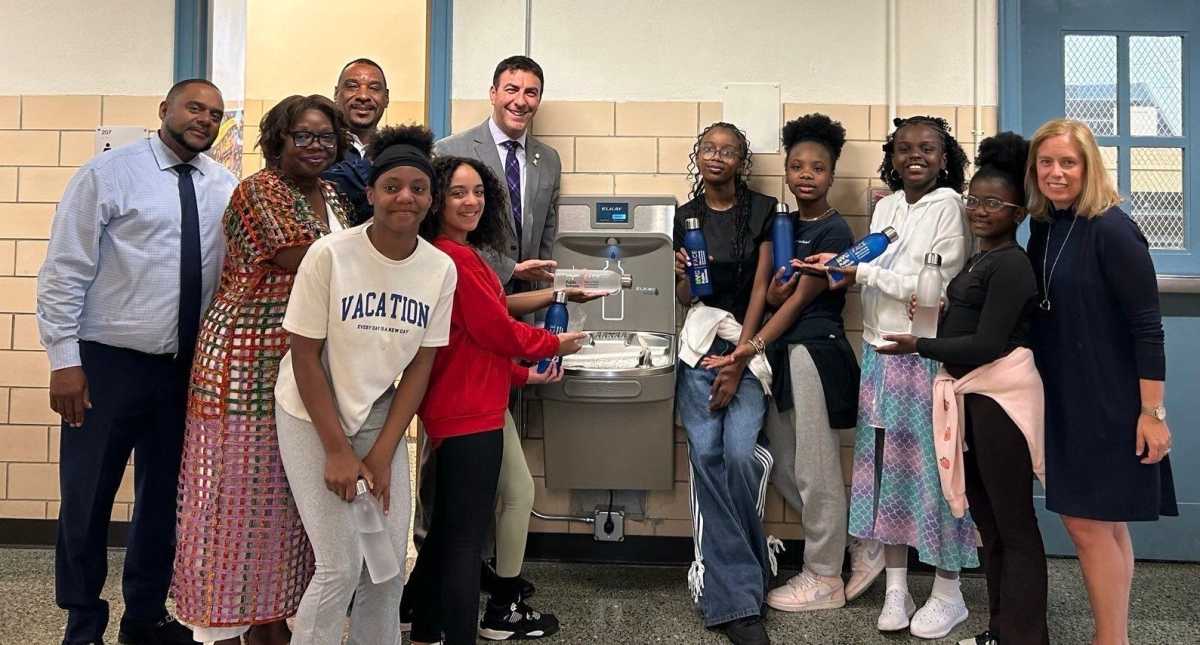CM Dinowitz celebrates new water fountains at Matilda Avenue School ...