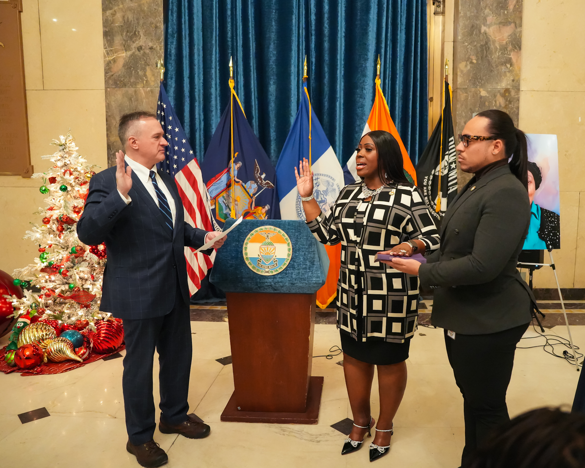 Bronx Borough President Vanessa Gibson sworn in following 2025 election ...
