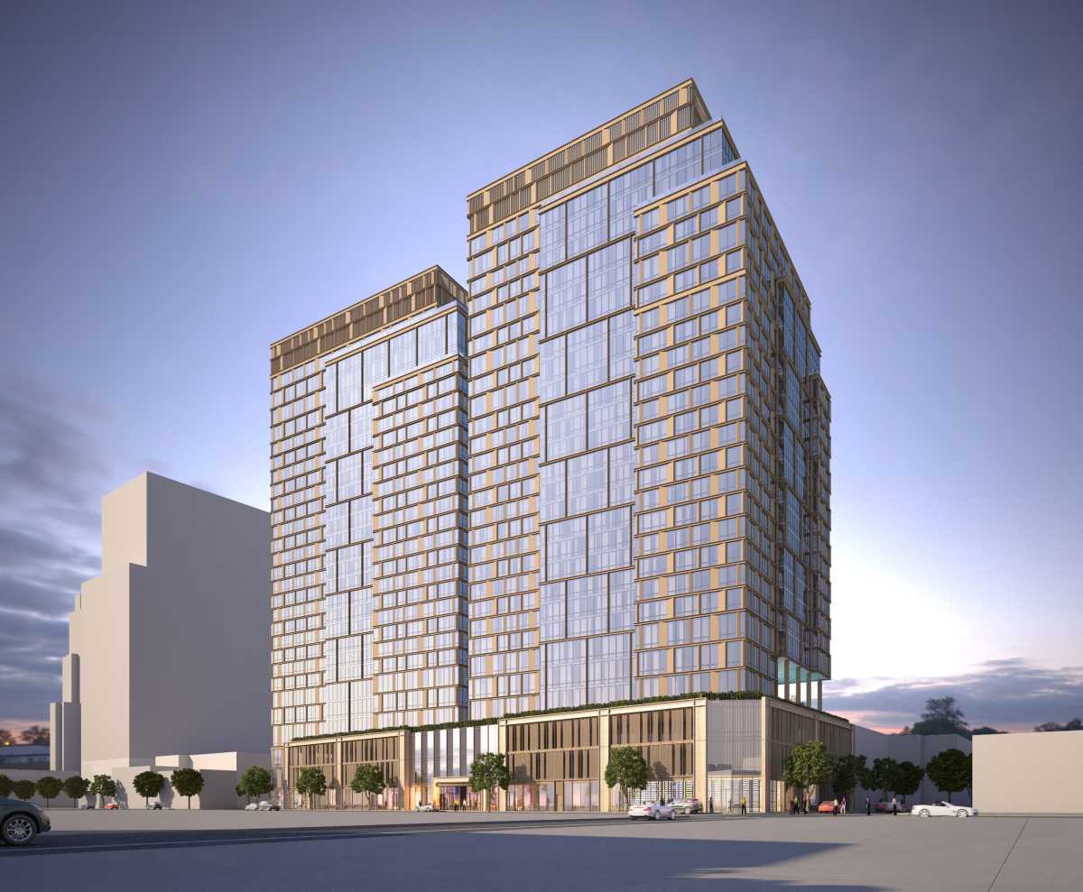 Renderings unveiled for proposed two-tower, 805-unit residential ...